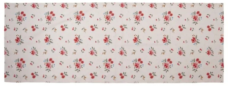 Bavlněný běhoun s květy Little Rose Collection – 50x140 cm