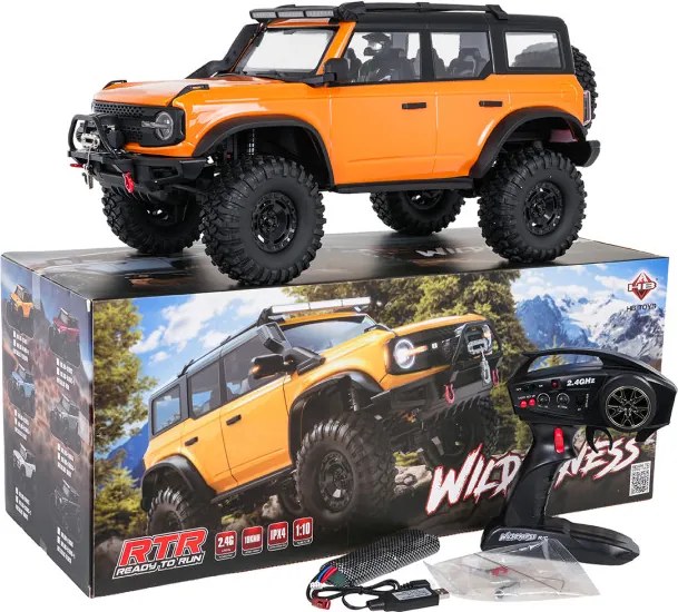 Terénní auto R/C WILDERNESS 1:10 k ovládání oranžové