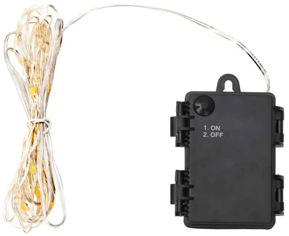 51709 vidaXL Světelný LED řetěz se 110 LED diodami a ventilátorem 1 100 cm
