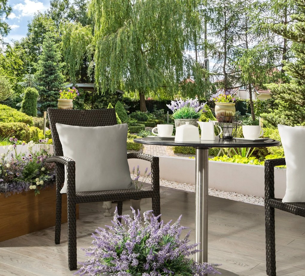 ZAHRADNÍ VODĚODOLNÝ POVLAK NA POLŠTÁŘ GARDENÍ 45X45 CM KRÉMOVÁ