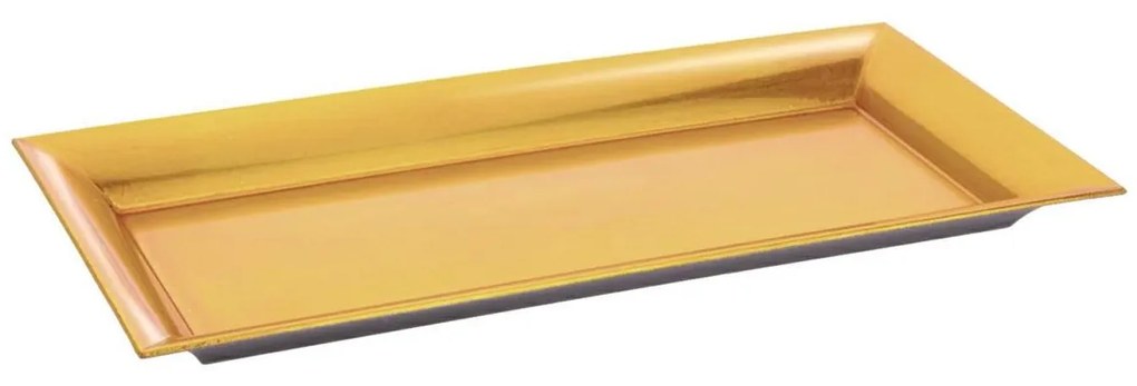 Podlouhlý tác 36 cm - zlatý