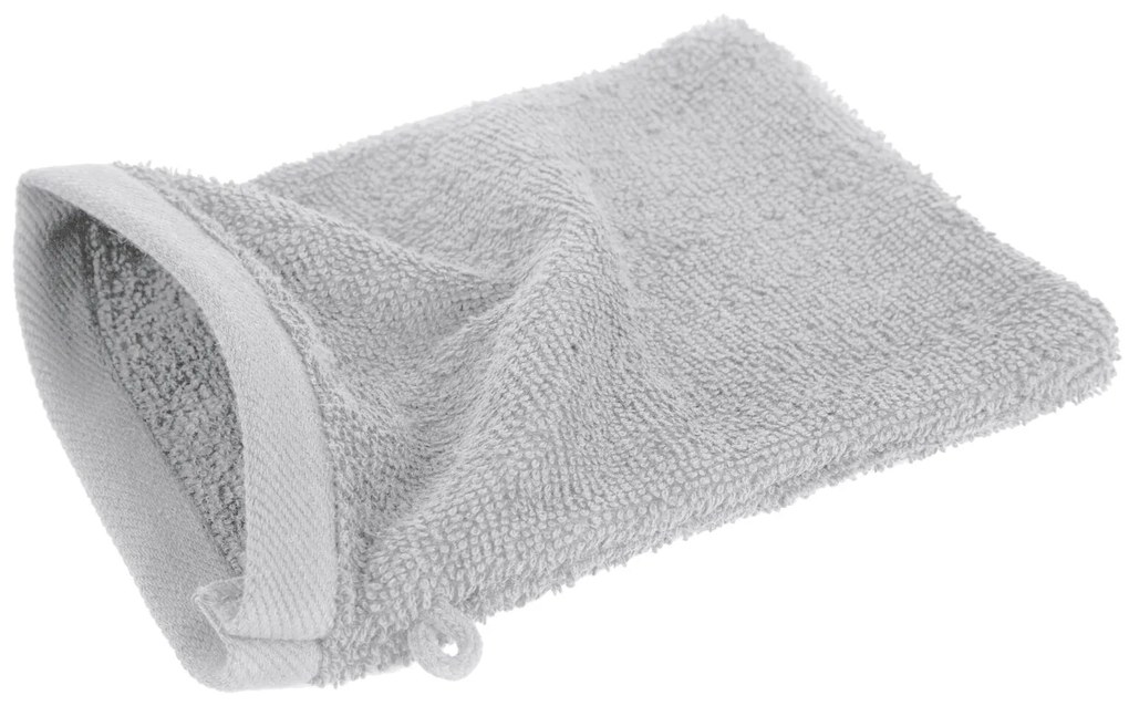 SADA RUČNÍKŮ SMOOTH 6KS 16X21 CM STŘÍBRNÁ