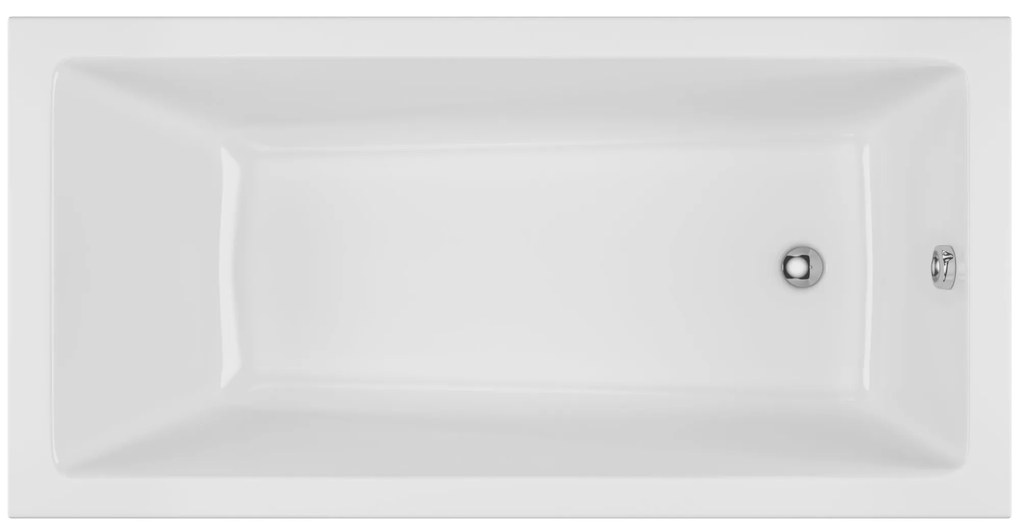 Excellent Wave obdélníková vana slim 169.5x75 cm bílá WAEX.WAV170.75WHS
