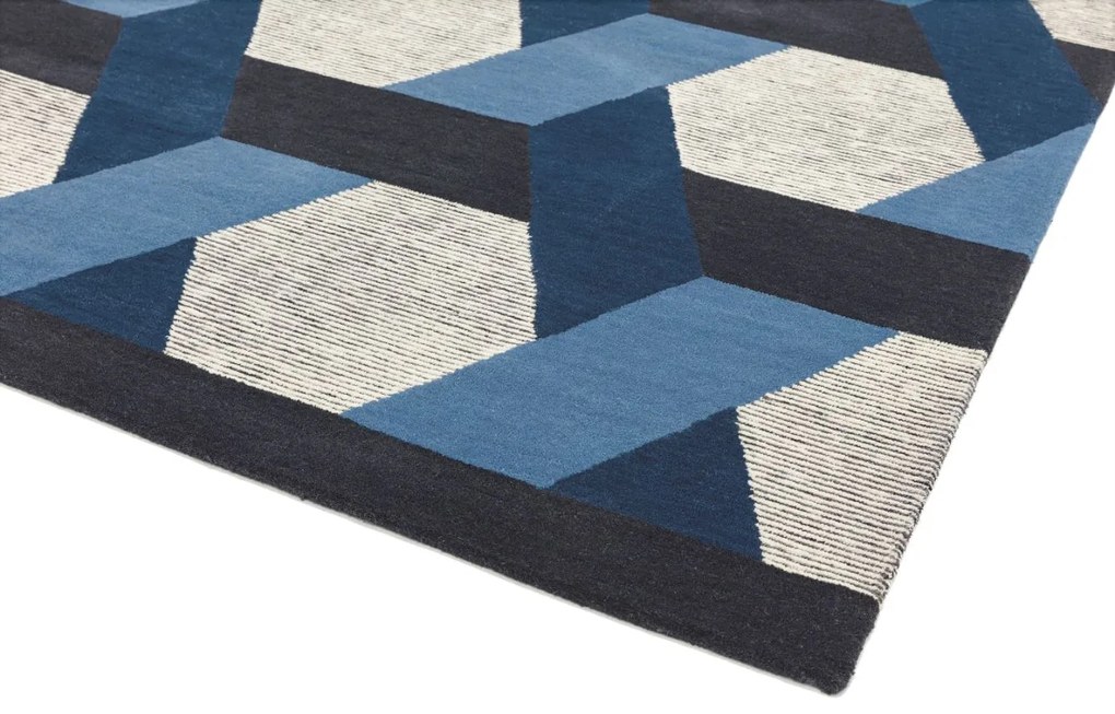 Modrý  koberec Moby Blue Rozměry: 200x300 cm