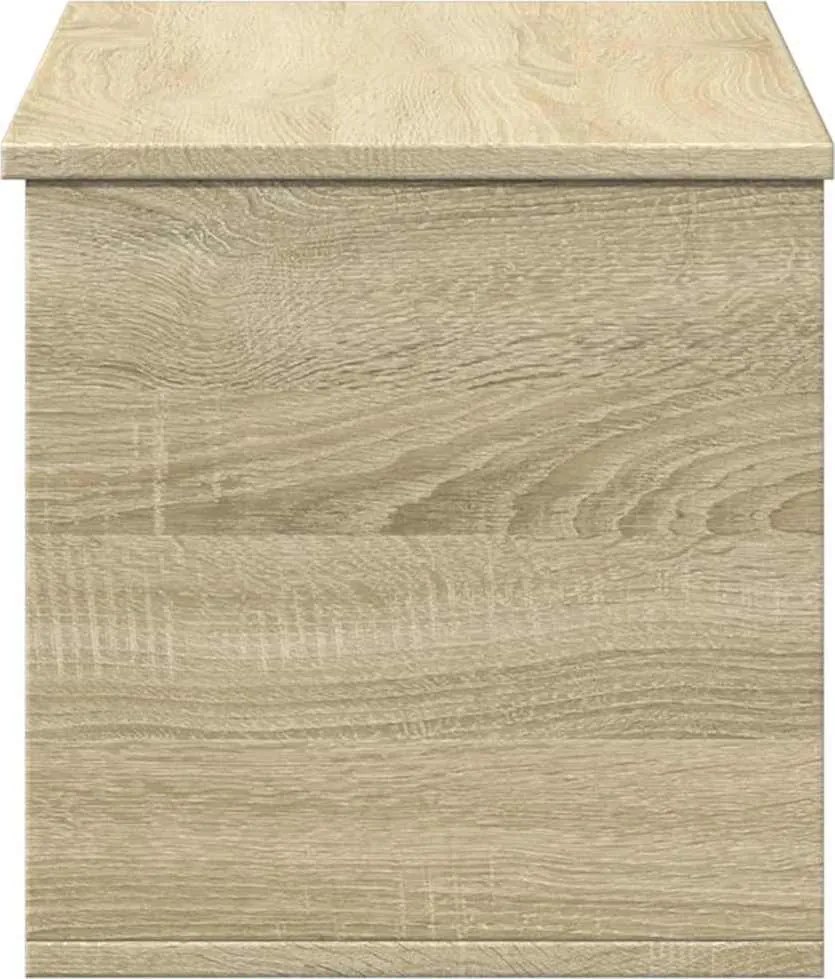 vidaXL Úložný box 90 x 35 x 35 cm kompozitní dřevo [840682] Barva: kouřový dub