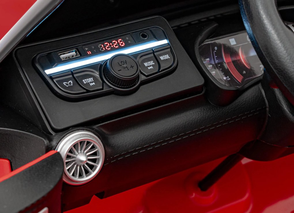 Ramiz Dětské elektrické auto Mercedes Benz AMG SL63 Červené