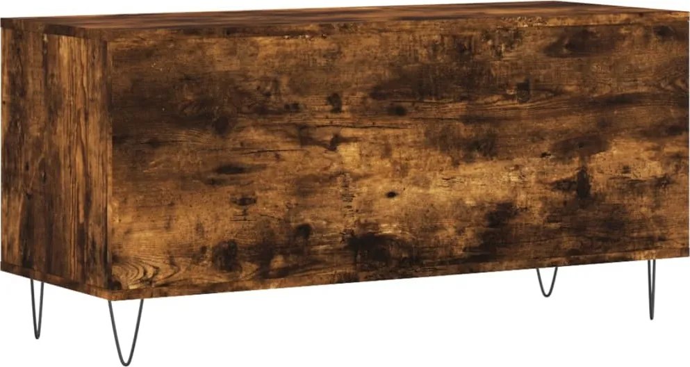 vidaXL Skříňka na LP desky 100x38x48 cm kompozitní dřevo [831754] Barva: kouřový dub