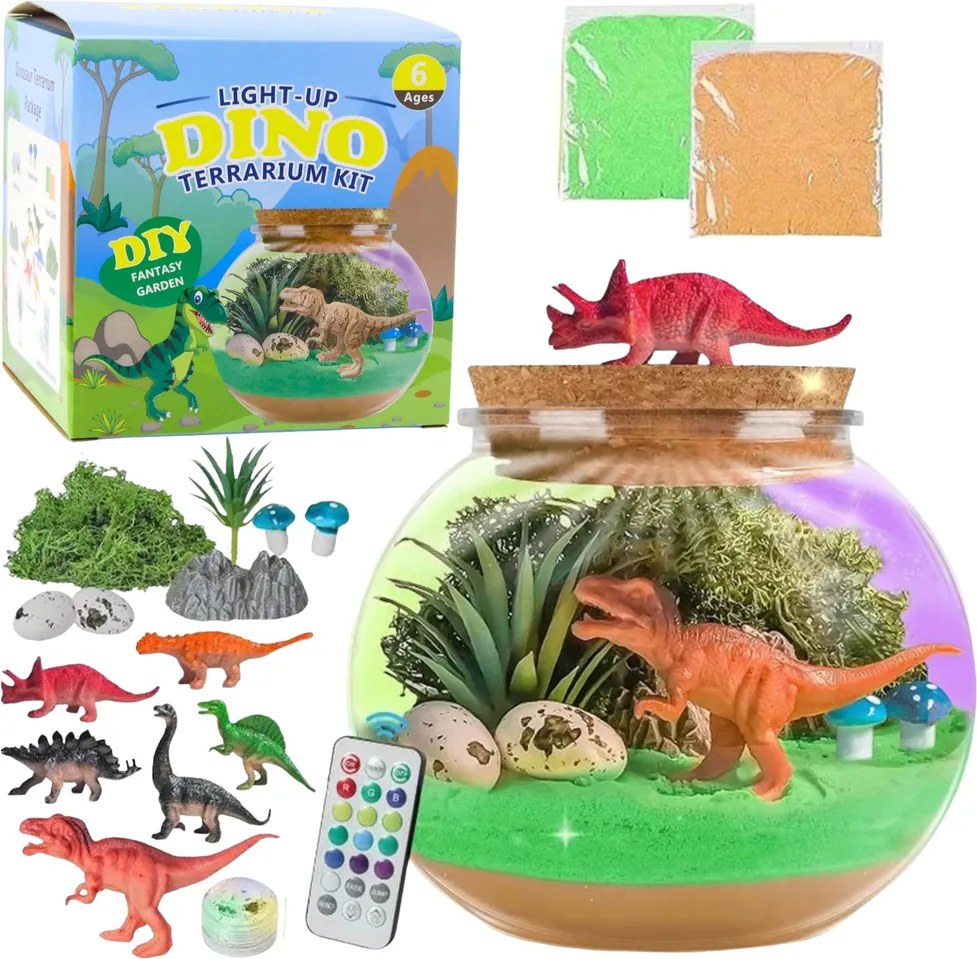 RKToys Magické terrárium dinosauři DIY s LED