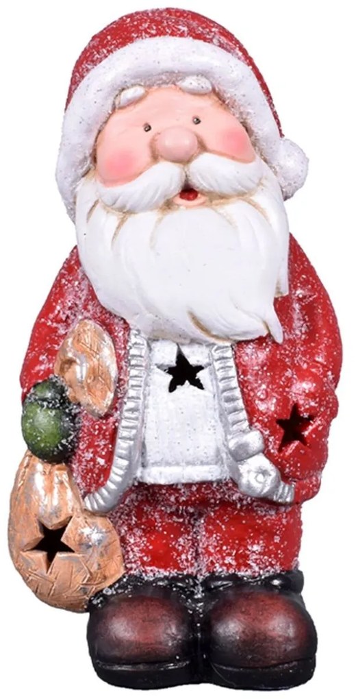 LED světelná dekorace Santa Claus, výška: 24 cm
