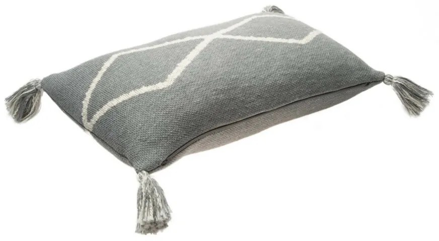 Lorena Canals polštář pletený, šedý - Oasis