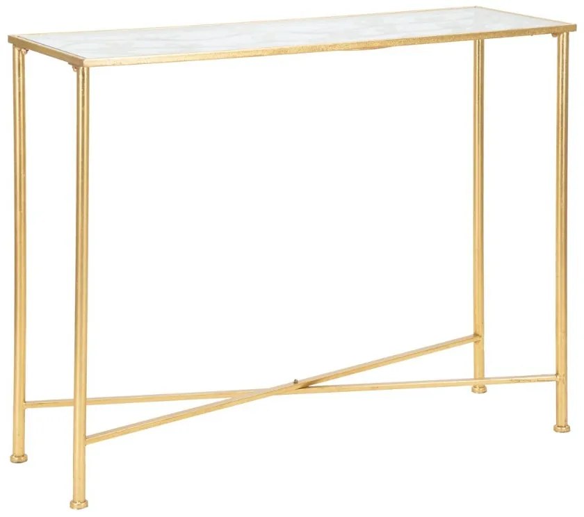 Designová konzole Jahmisey 100 cm zlatá