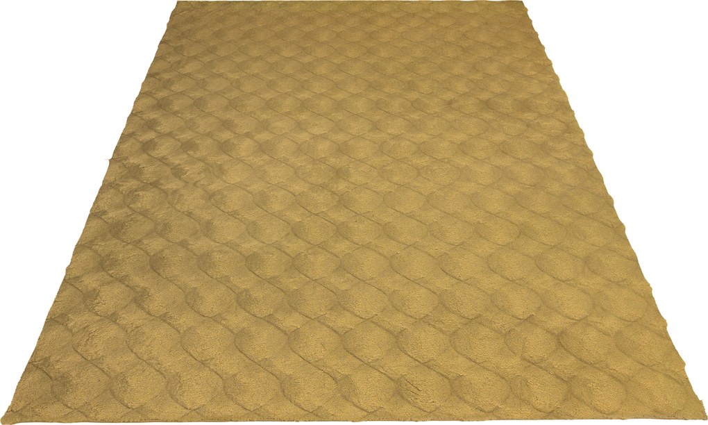 Obsession, Kusový koberec Diamond Cut 800 Honey, 200x290, hnědá, ložnice