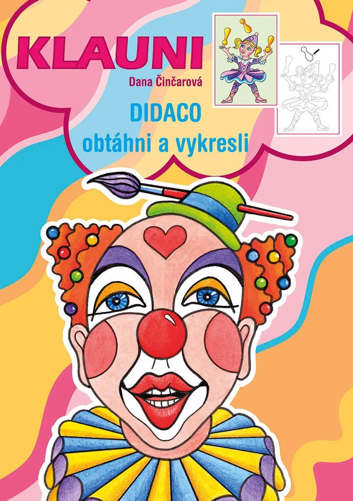 AKIM Omalovánky Didaco Klauni 709480