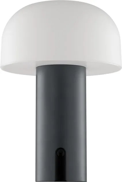 Brilliant G60305/22  Venkovní AKU stolní lampa MATTIS šedá USB-C