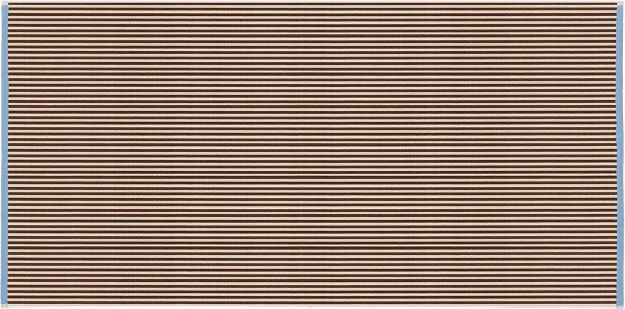 Hnědá/krémová froté bavlněná osuška 70x140 cm Gobo – noo.ma