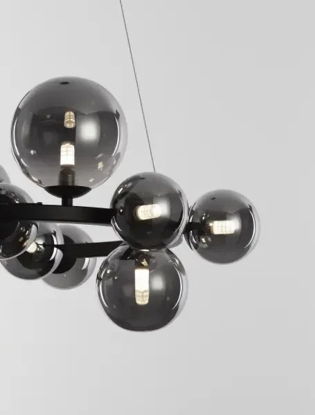 Retro lustr Odillia A 65 smoky