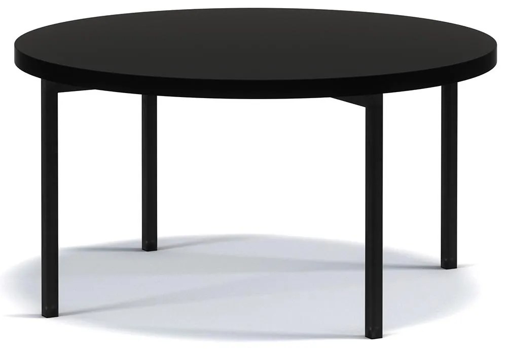 SAGMA | konferenční stolek C | SM-03 | 80 cm | černá mat