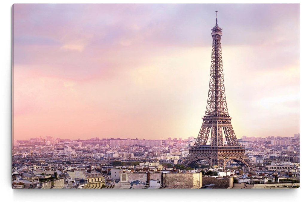 Malvis ® Obraz Červánky v Paříži Velikost (šířka x výška): 100x60 cm
