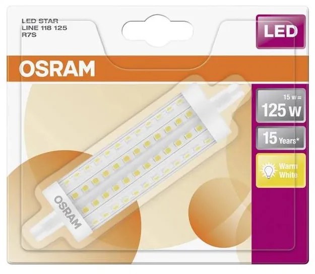 Osram LED Žárovka LINE R7s/15W/230V 2700K - Osram P224836