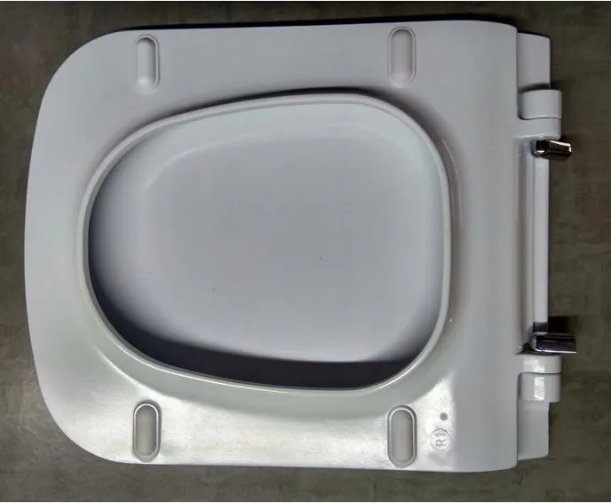Cersanit Metropolitan, toaletní sedátko z duroplastu s pomalým zavíráním, bílá, OK581-009-BOX