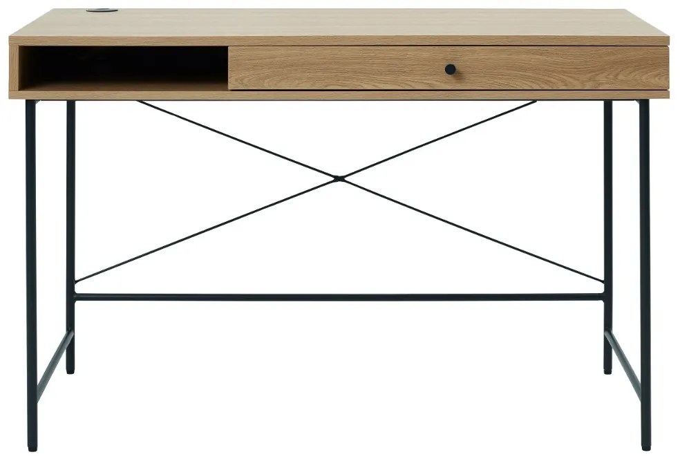 Designový psací stůl Lakshmana 120 cm přírodní dub