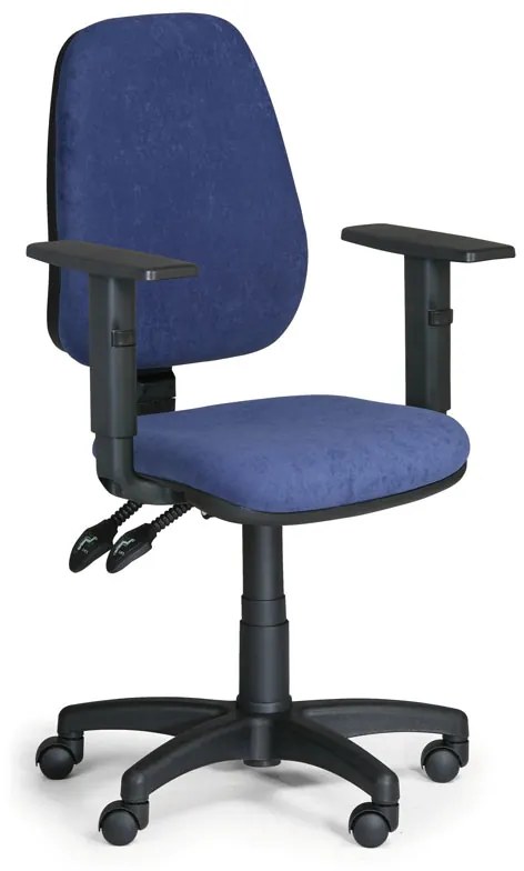 Euroseat Kancelářská židle ALEX s područkami, modrá