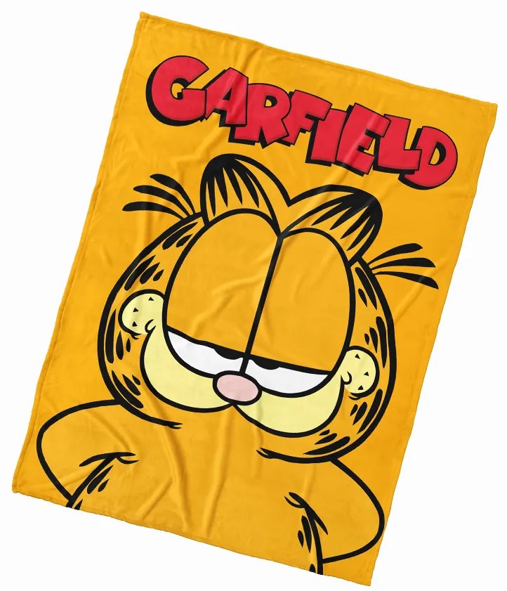 Dětská deka kocour garfield 130x170 cm