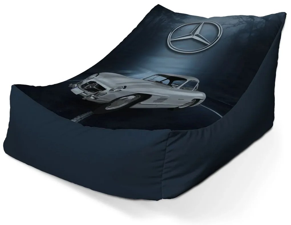 Sablio Sedací vak Lounge Mercedes-Benz 300 SL V lese - 120 x 100 x 80 cm