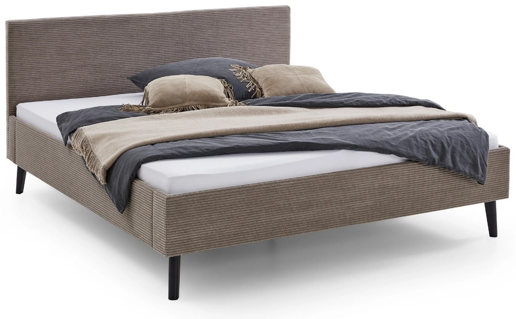 MEISE MÖBEL Čalouněná postel AVOLA 180x200cm taupe 2156-10-5000