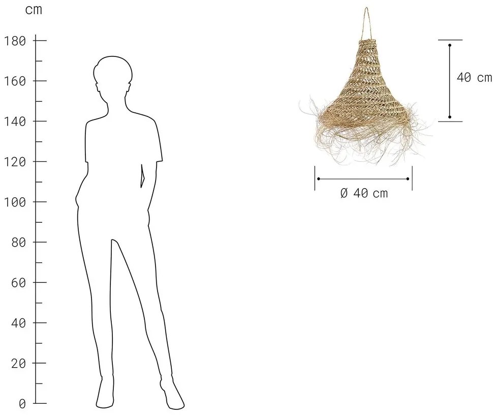 Butlers BOMAS Stínidlo na lampu 40 cm