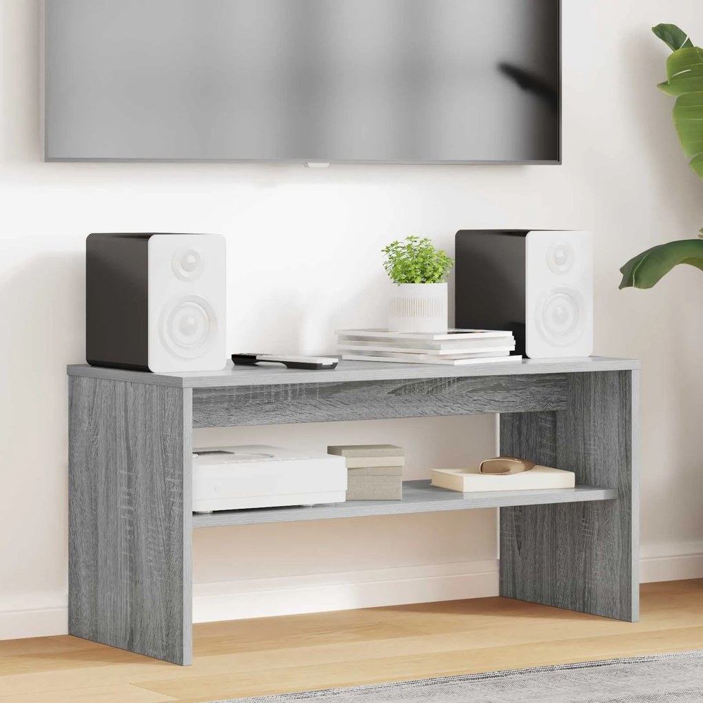 vidaXL Televizní skříň 80 x 35 x 40 cm Kompozitní dřevo [8000307] Barva: kouřový dub
