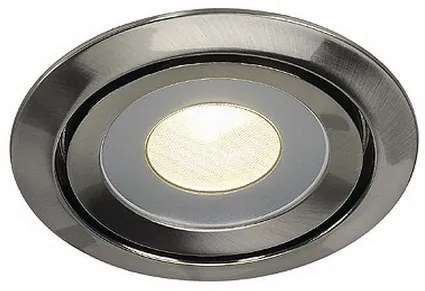 LA 115818 Zápustné svítidlo LUZO LED DISK matný chrom 230V LED 12W - BIG WHITE