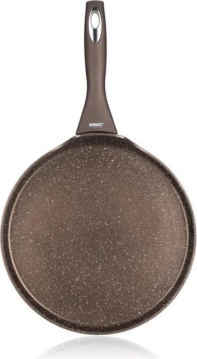 Banquet Pánev na palačinky s nepřilnavým povrchem PREMIUM Dark Brown 24 cm