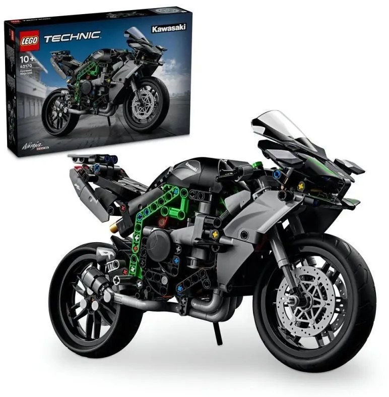 Lego stavebnice lego technic 42170 motorka kawasaki ninja h2r