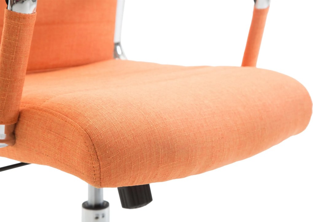 Kancelářská židle Kolumbus látka – oranžová