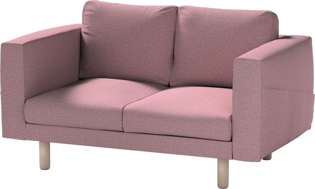 Potah na pohovku IKEA Norsborg 2-místná barva růžová látka pletený vzor