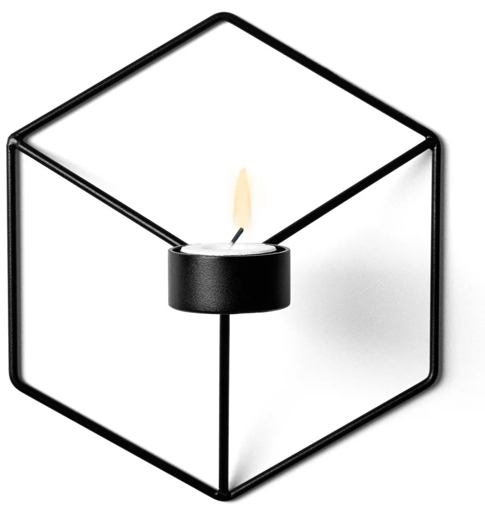 MENU Nástěnný svícen POV Candleholder, Black