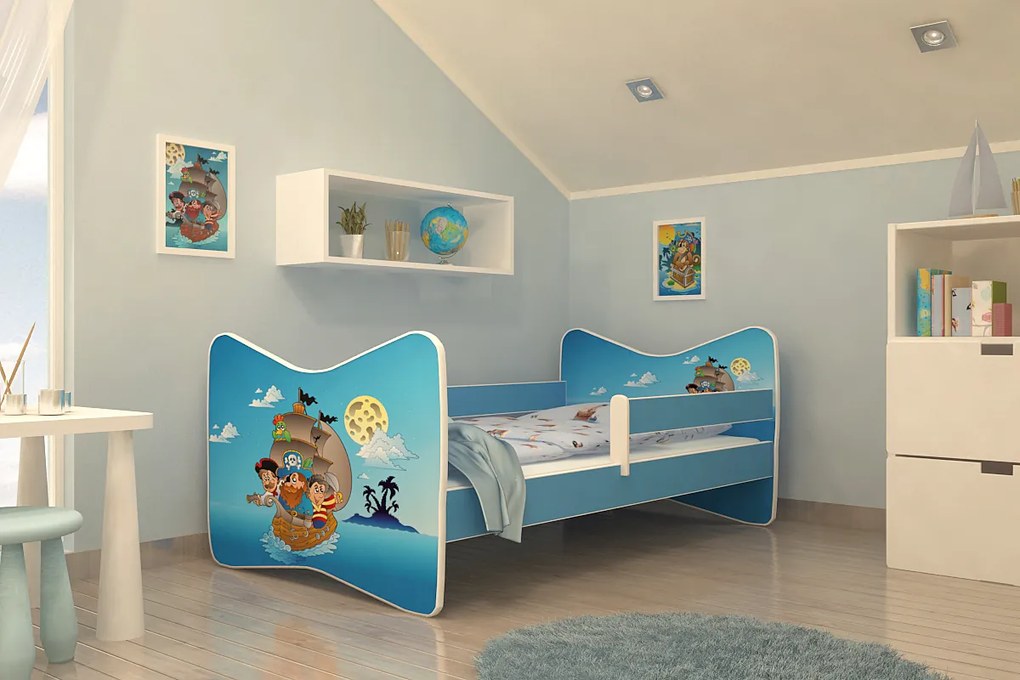 dětská postel TOMI 160x70 rám, rošt, matrace AJK