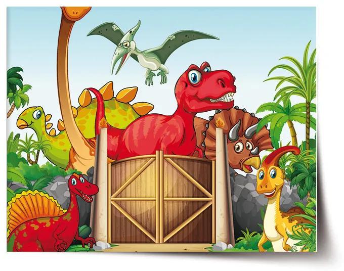 Plakát SABLIO - Dinosauři 4 60x40 cm
