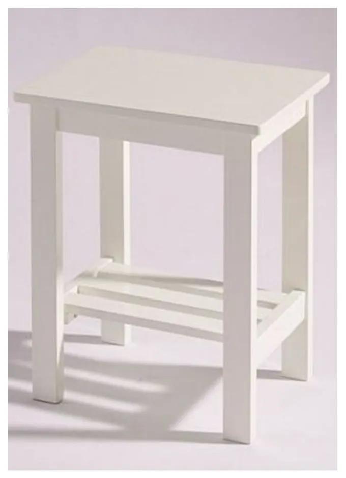 Bílý noční stolek Støraa Trento
