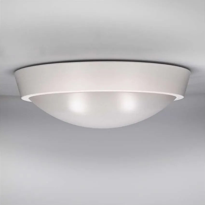 LED venkovní světlo WO739 - kruh 32 cm, bílá