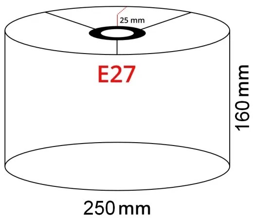 Brilagi - LED Stojací lampa CERIA 1xE27/40W/230V pr. 25 cm bambus/černá