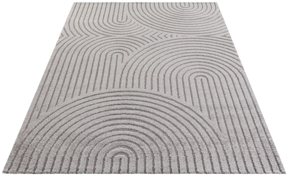 ELLE Decoration, Kusový koberec New York 105085 Grey, 160x230, šedá, obývací pokoj