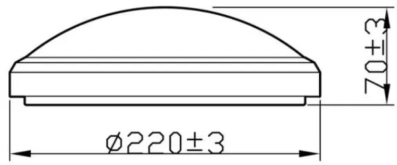 Philips - LED Koupelnové stropní svítidlo DORIS LED/6W/230V 2700K IP44