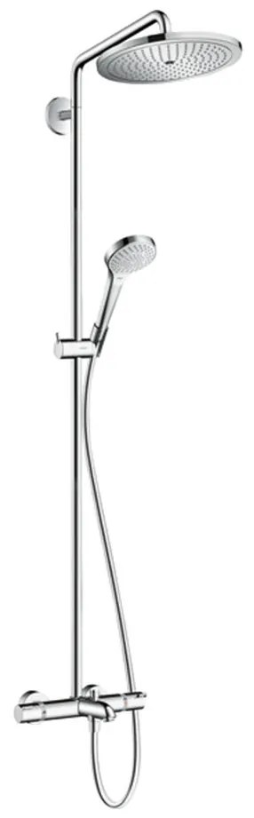 Hansgrohe Croma Select S, Showerpipe 280 1jet s vanovým termostatem, chromová, HAN-26792000