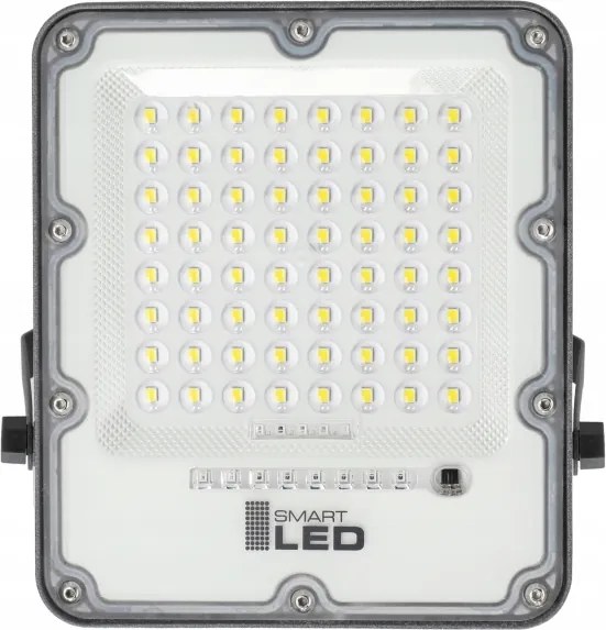 LED Stmívatelný solární reflektor LED/100W/3,2V 5000K 10500 mAh IP65 černá + DO
