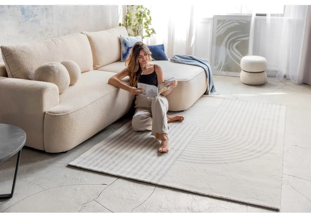 Šedý/krémový koberec 200x290 cm Zen – Universal