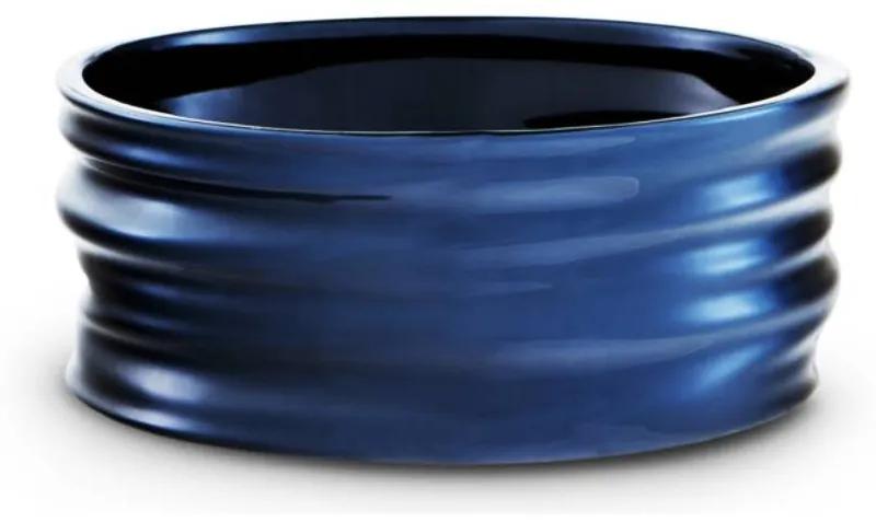 German LINNA Keramická dekorativní miska / modrá