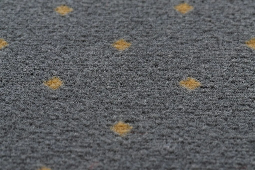 Kulatý koberec AKTUA Rania šedý