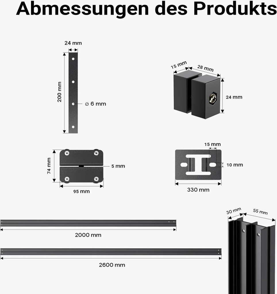 Studiové příslušenství Walimex pro – 2 × 2,6 m, 4 × 2 m (1023608)